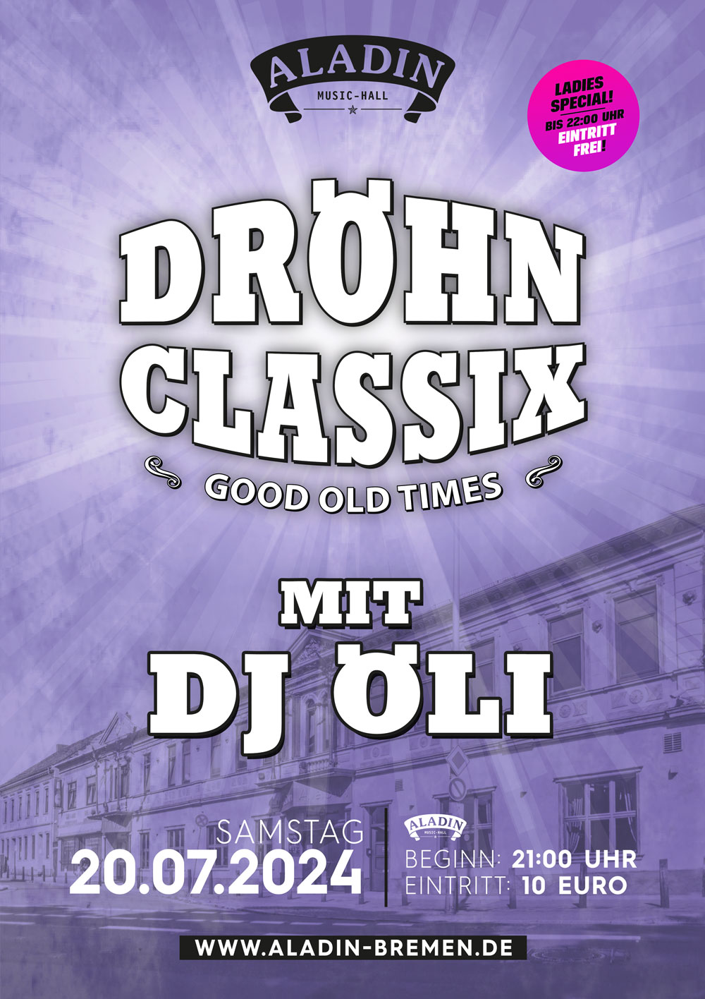 Aladin Music-Hall – Partys, Konzerte & Feiern in Bremen